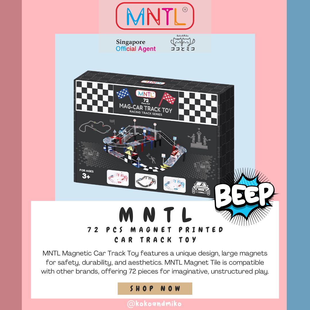 MNTL 72PC Magnet Printed Car Track Toy – Koko and Miko Singapore